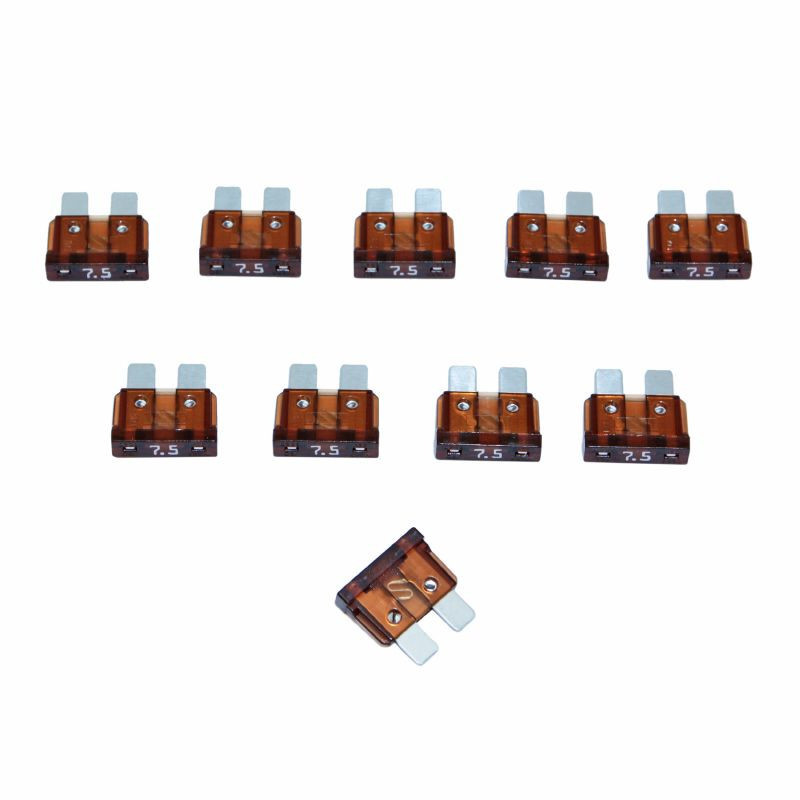 FUSIBLE PLAT ENFICHABLE STANDARD 7,5A (SACHET DE 10) -SELECTION P2R- 4018354008821 - P2R