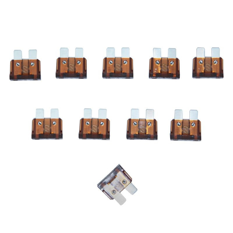 FUSIBLE PLAT ENFICHABLE STANDARD 7,5A (SACHET DE 10) -SELECTION P2R- 4018354008821 - P2R