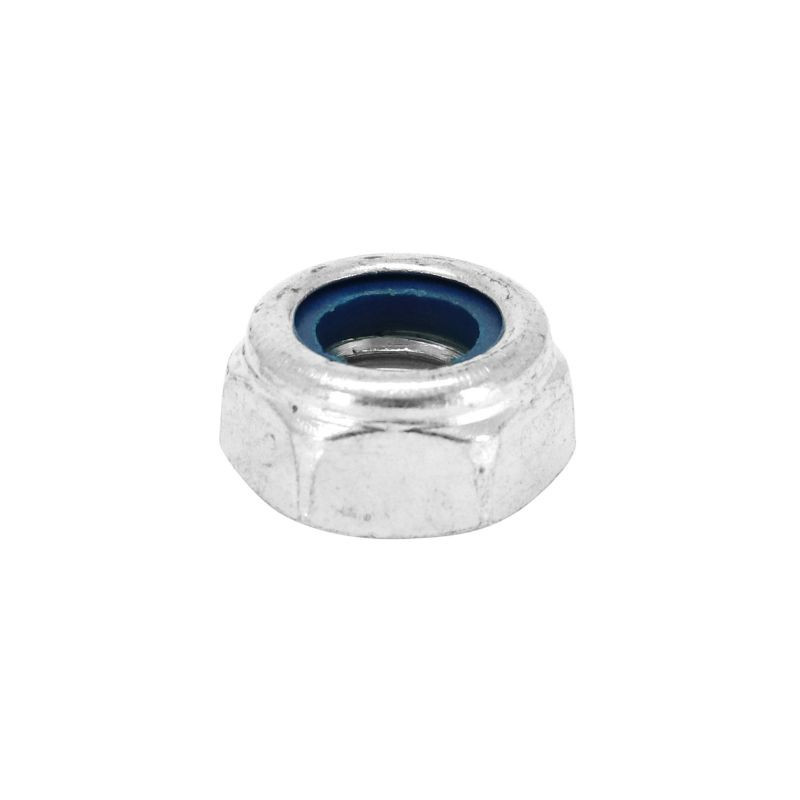 HEX NUT - NYLSTOP TYPE M10 GALVANIZED STEEL (SOLD PER 50). -SELECTION P2R- - P2R
